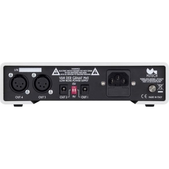 M2tech Crosby - Bloc de Puissance Stéréo - Silver